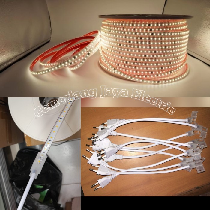 Jual Lampu Strip Led 2835 120Led 100M Double Tip Potong 10Cm 220V ...