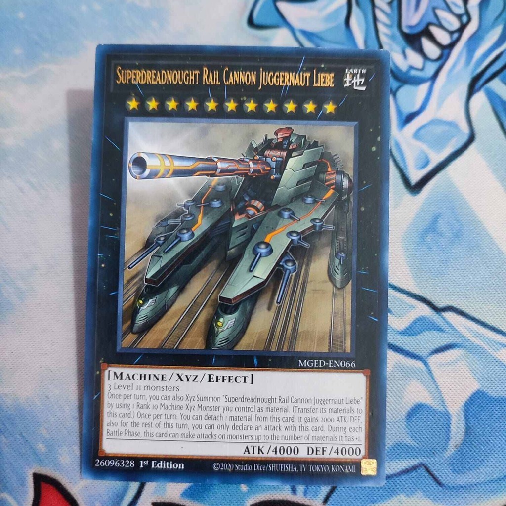 Jual yugioh superdreadnought rail cannon juggernaut liebe MGED rare gold original | Shopee Indonesia