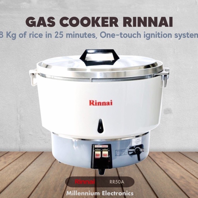 Jual RINNAI RR 50 A GAS RICE COOKER TAIWAN / RR50A | Shopee Indonesia