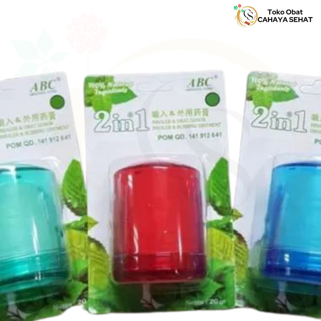 Jual ABC MENTHOL INHALER 2 IN 1 8GR | Shopee Indonesia
