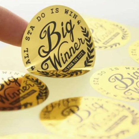 Jual Cetak Sticker Gold A3+ / Print & Cut Stiker Label Kemasan Produk ...