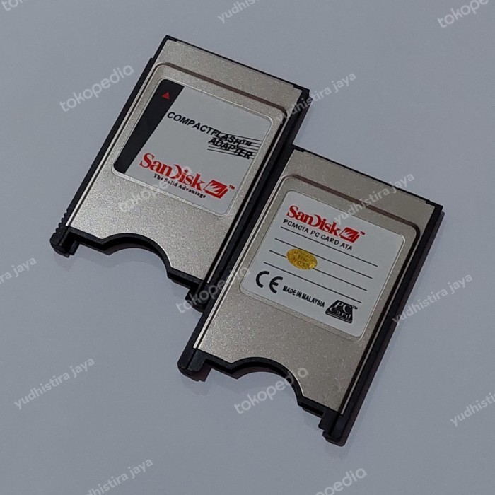 Jual Sandisk Adapter Memory Compact Flash To Pcmcia Adapter Memory Cf Card | Shopee Indonesia