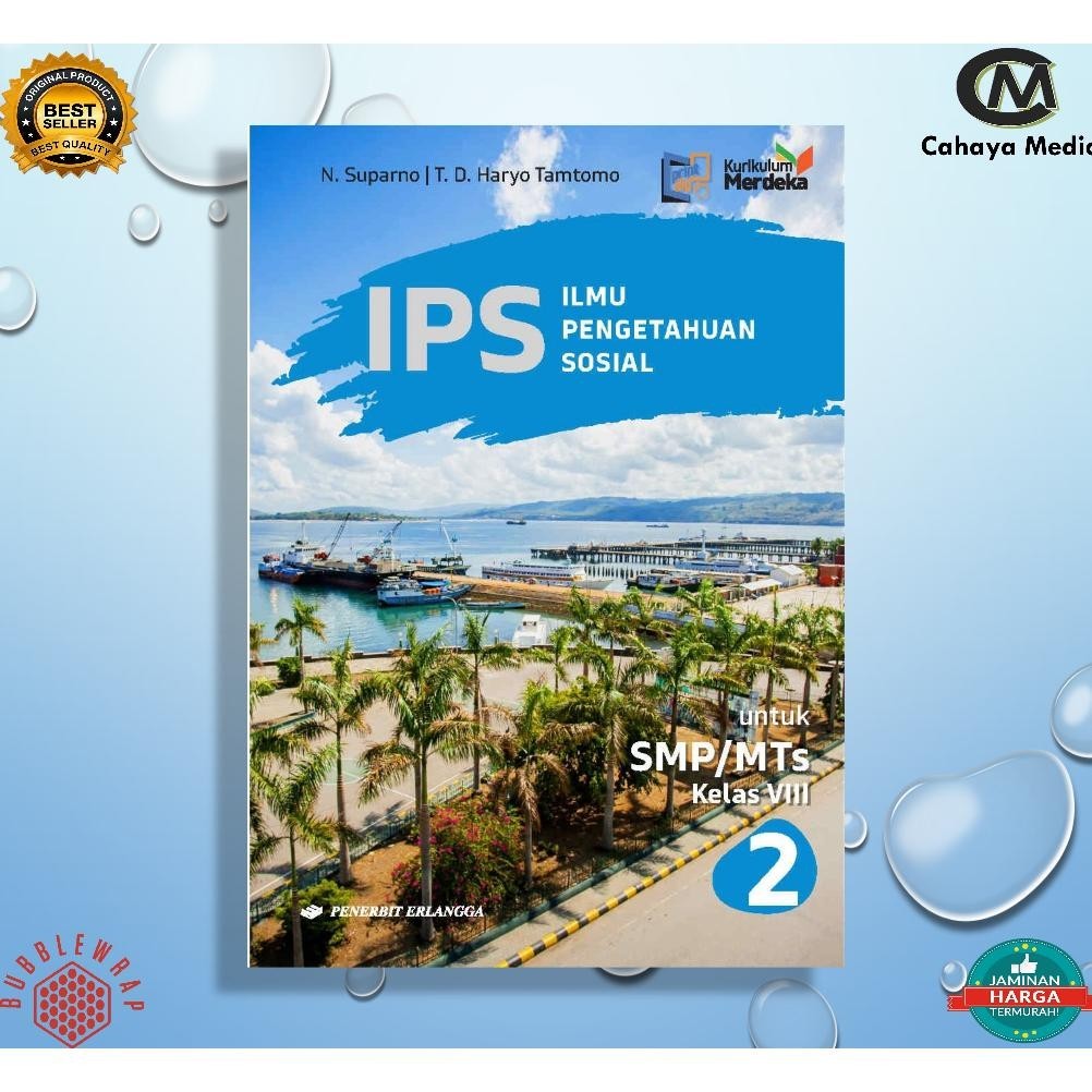 Jual CR - [Penerbit erlangga] IPS KELAS 8 KURIKULUM MERDEKA TERLARIS ...