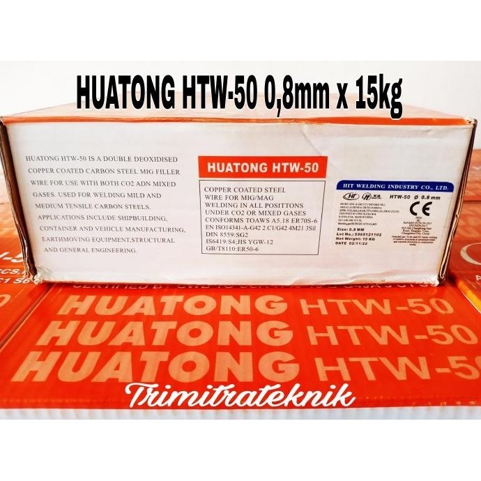 Jual Kawat Las Co Kawat Mig Huatong Tersedia Ukuran 0,8Mm Berat 1Roll ...