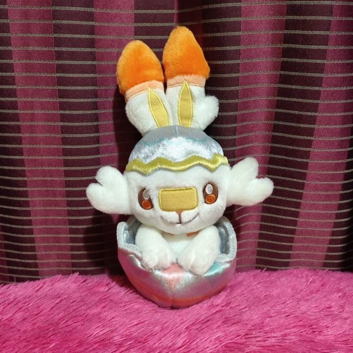 Jual SCORBUNNY EASTER EGG PLUSH ORIGINAL POKEMON CENTER 2021 2807T ...