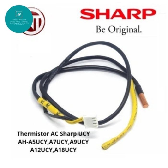 Jual Sensor Suhu Thermistor Termis Ac Sharp Ucy Vey Kcy R32 Original ...