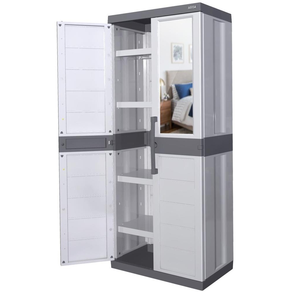 Jual Lemari Serbaguna Plastik Elegan Dua Pintu Arisa CA502 | Shopee Indonesia
