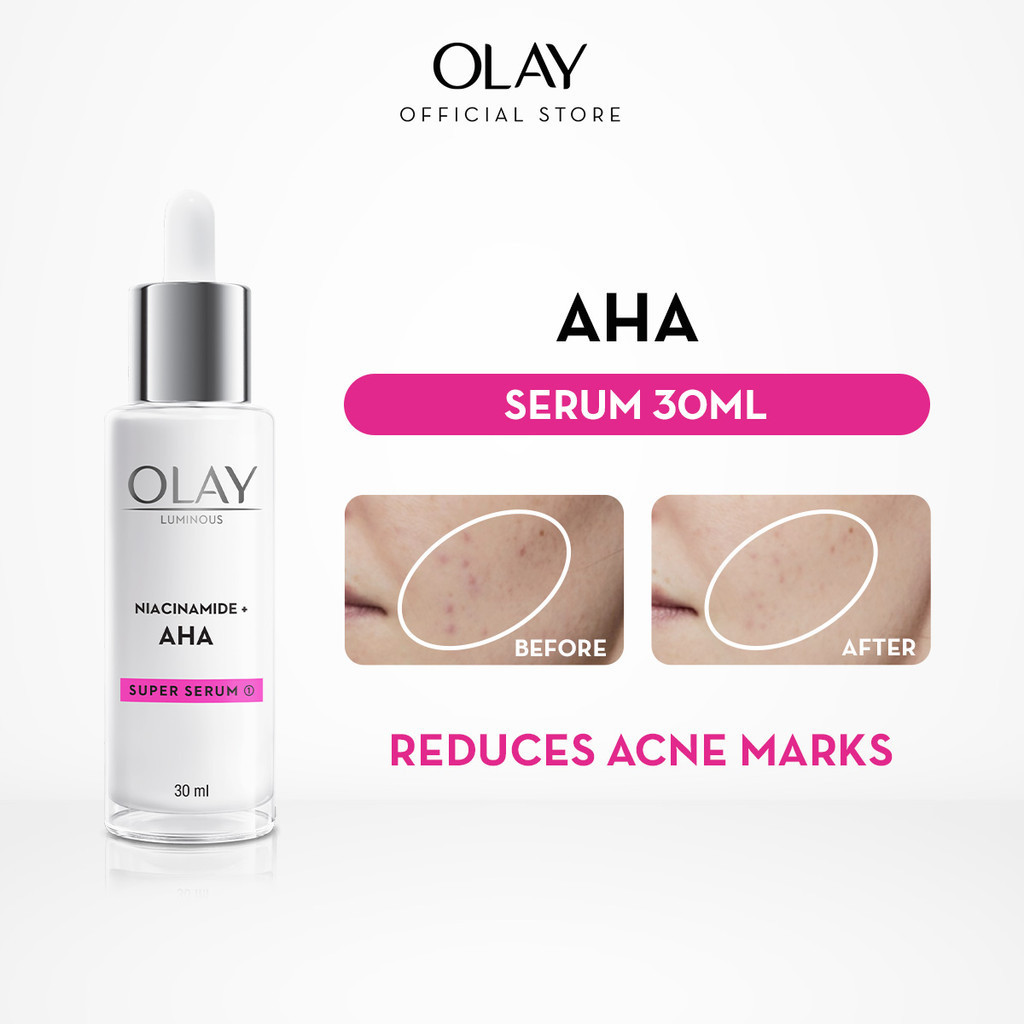 Jual Olay Luminous Niacinamide AHA Serum Skincare Brightening 30ml ...