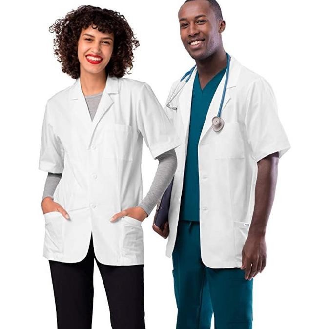 Jual Jas Laboratorium Seragam Medis Medical Lab Coat Bahan Oxford ...