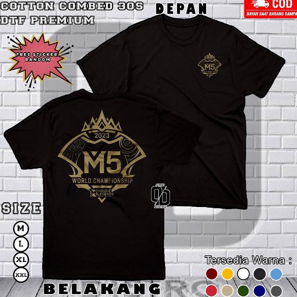 Jual Terbaru Baju Kaos M5 Mlbb Mobile Legends World Championship ...