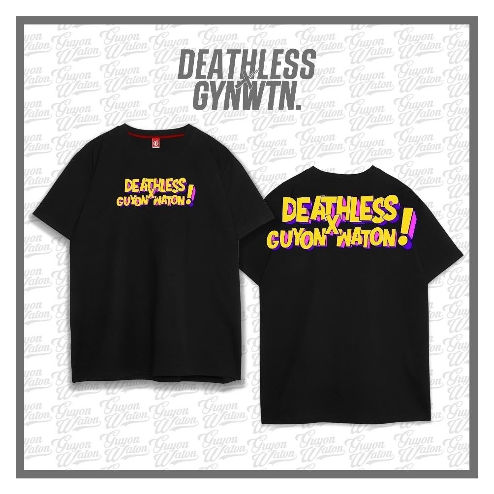 Jual Terbaru Baju Kaos Guyon Waton X Deathless Premium | Shopee Indonesia