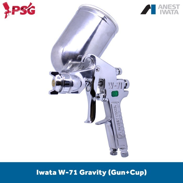 Jual Anest Iwata Spraygun W-71-21G / Pc-4S Komplit Set Tabung | Shopee ...