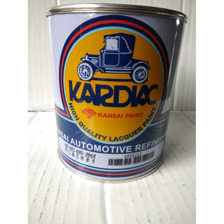 Jual Cat Duco Cardiac Kansai Paint Black 01 / Hitam Pekat Kilap ...