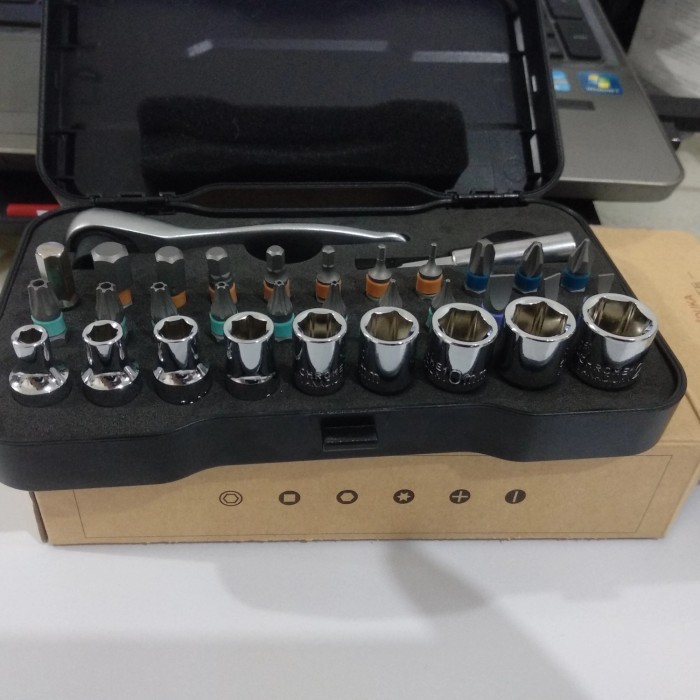 Jual Duka Rs2 33 In 1 Kunci Pas Dengan Obeng, Set Alat Bit Magnetik S2 ...