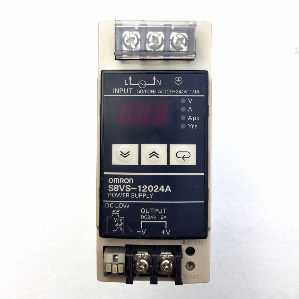 Jual dc power supply omron S8VS-12024A,24vdc 5A second | Shopee Indonesia