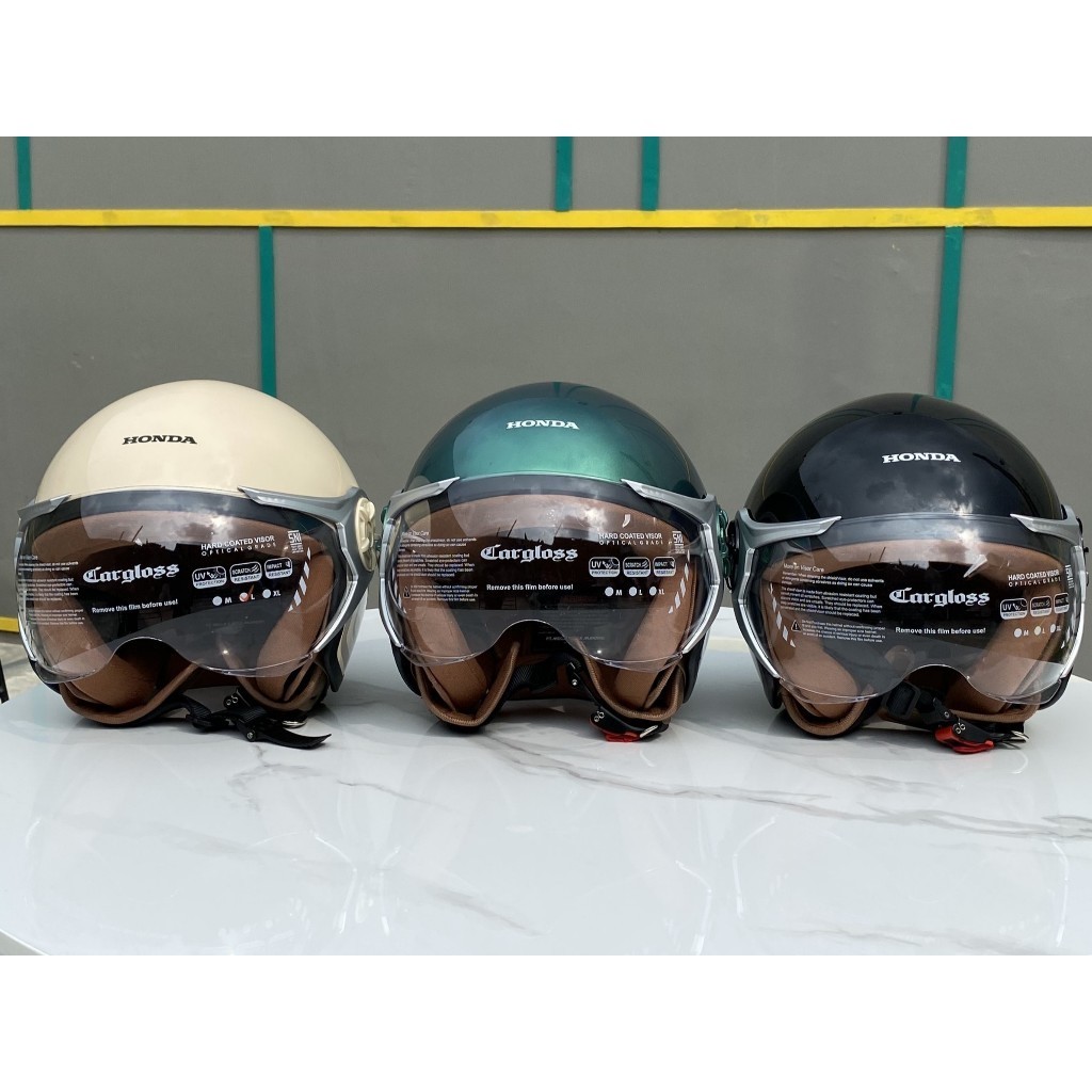 Jual Helm Retro Classic Clear Visor Stylo 160 x Cargloss - Honda ...
