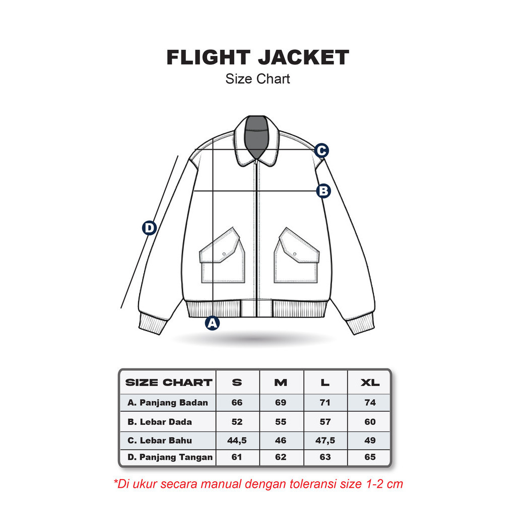 Jual Erigo Flight Jacket Jenoah Pale Unisex | Shopee Indonesia
