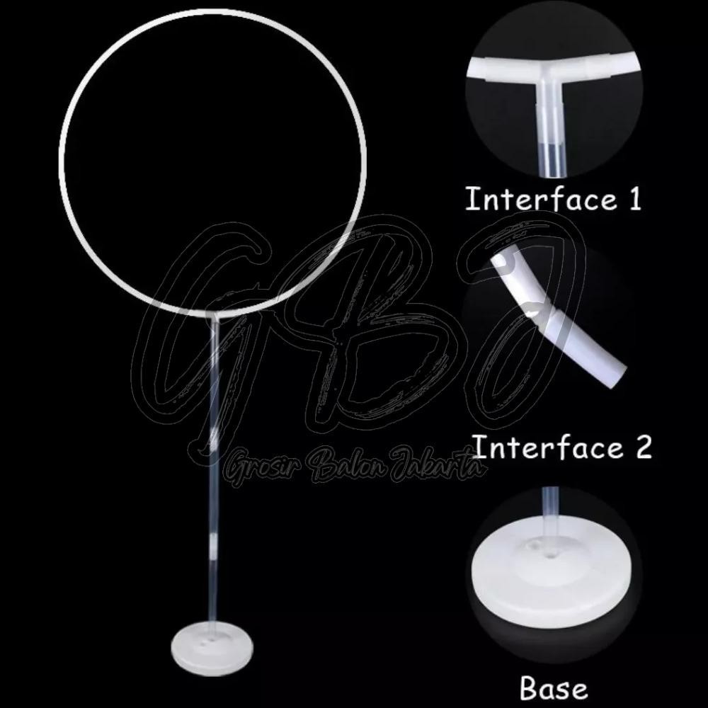 Jual VIRAL Standing Balon Lingkaran / Tiang Balon Bulat - 165 cm (TANPA ...