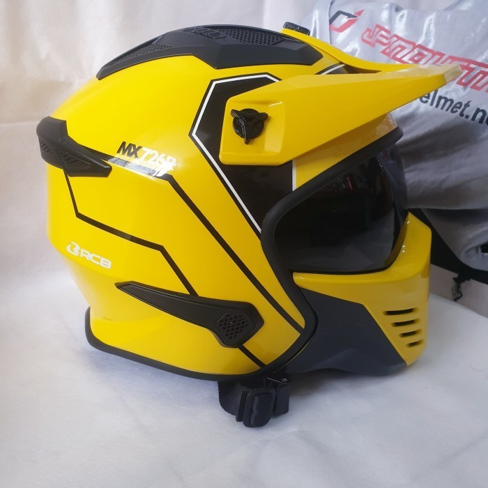 Jual HELM JPX MX 726 R GLOSSY 02 HELEM TRANSFORMER MX726R YELLOW LEMON ...