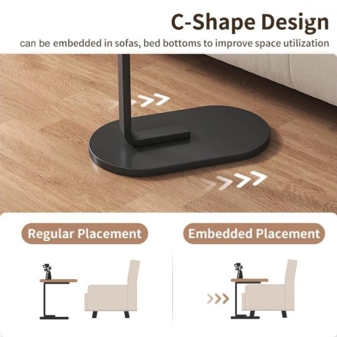 Jual Meja Teh Tipe C /Meja Belajar Portable /Meja Samping Tempat Tidur ...