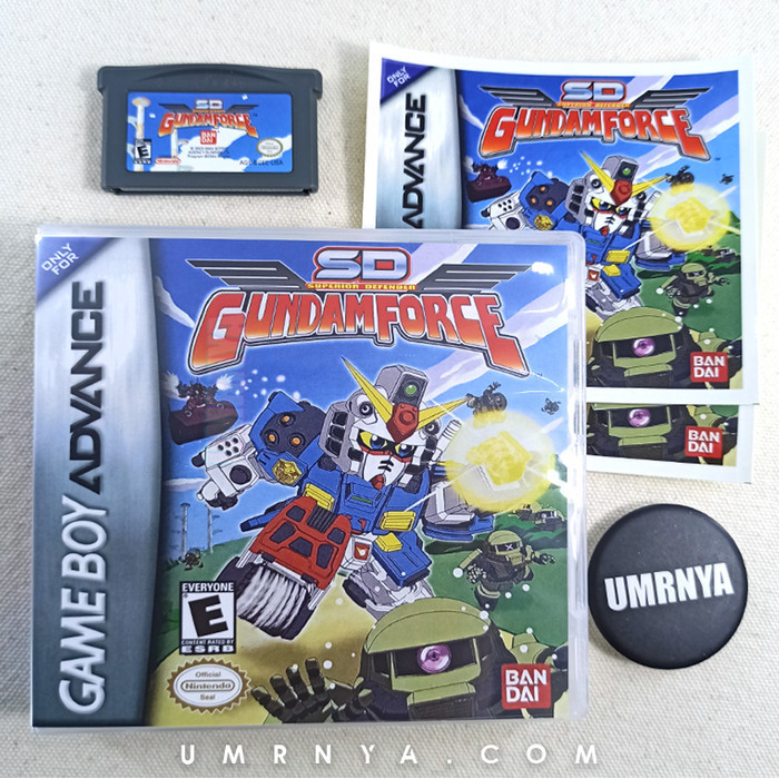 Jual SD Gundam Force Robot Nintendo Gameboy Advance GBA Micro NDS ...
