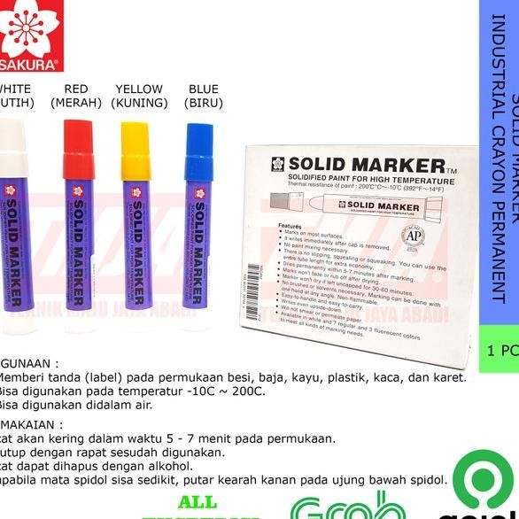 Jual Sakura Solid Marker Spidol Permanent Anda Besi | Shopee Indonesia
