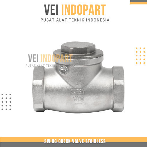 Jual 1 1/4" SWING CHECK VALVE Stainless Steel 1 1/4" | Shopee Indonesia