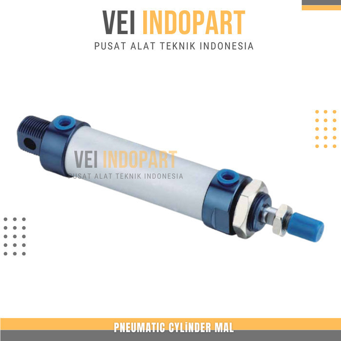 Jual MAL 20 x 50 Pneumatic Cylinder Body Bulat Alumunium Type MAL 20X50 | Shopee Indonesia