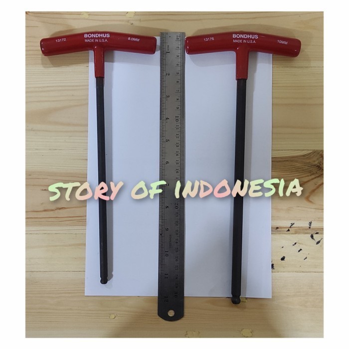 Jual Produk Kunci L Model T / Hex Key Ballpoint T Handle mm mili ...