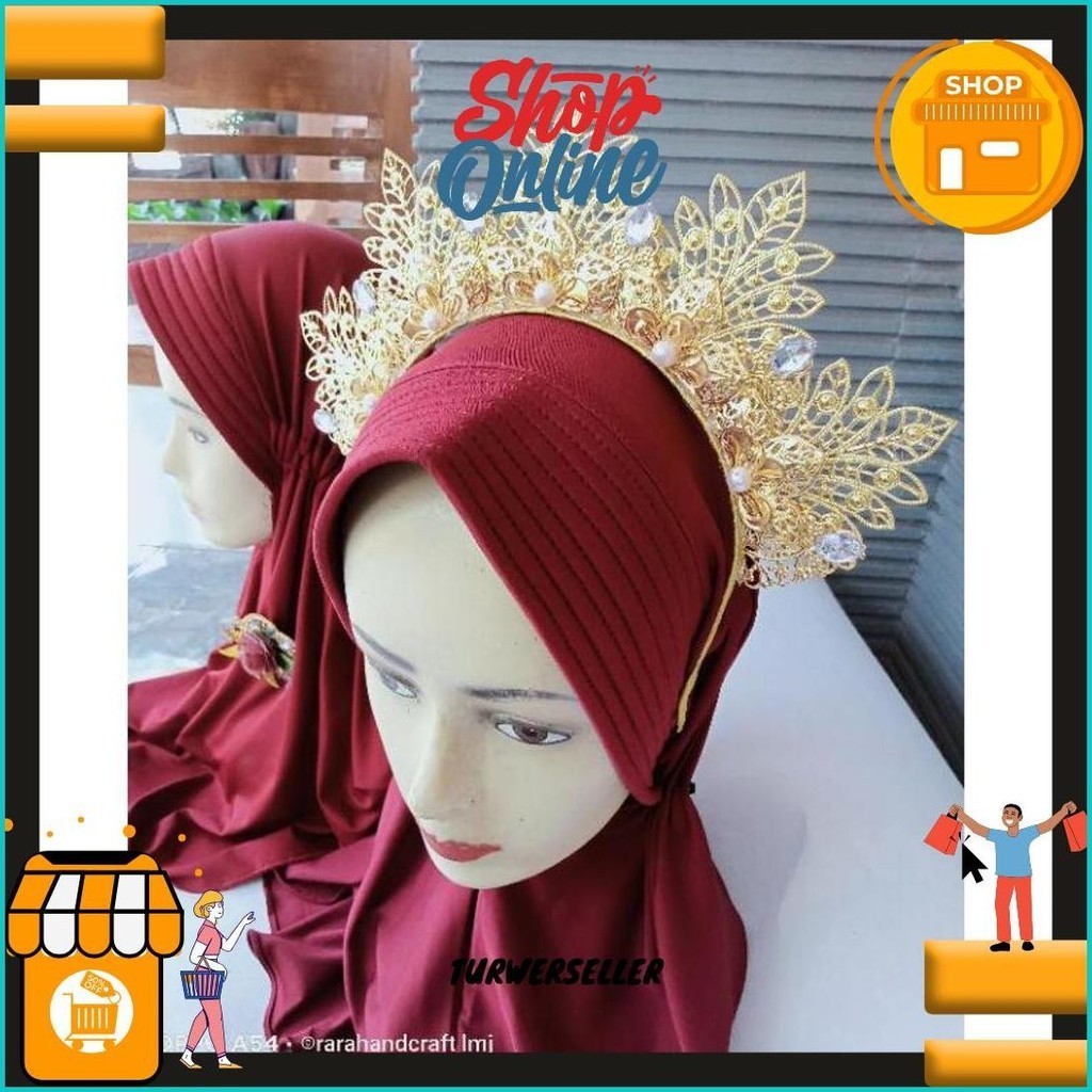 Jual (Promo) (Style 65)Bando Tari/Mahkota/Bando Adat/Karnaval (Ready ...