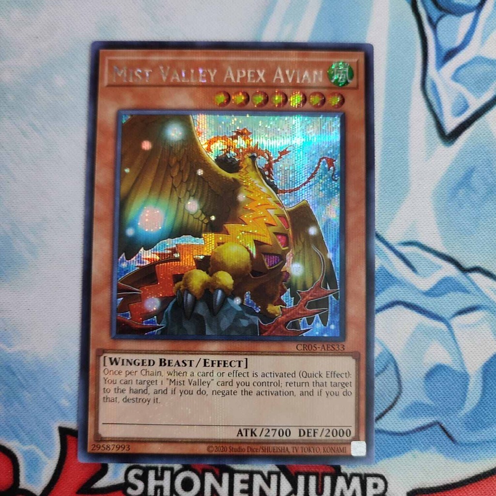 Jual yugioh AE mist valley apex avian CR05-AES33 SE original | Shopee Indonesia