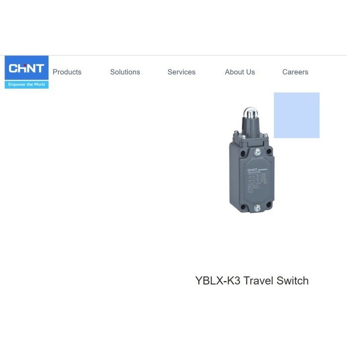 Jual Travel Switch CHINT YBLX-K3/20S/T Limit Switch YBLX-K3 | Shopee Indonesia