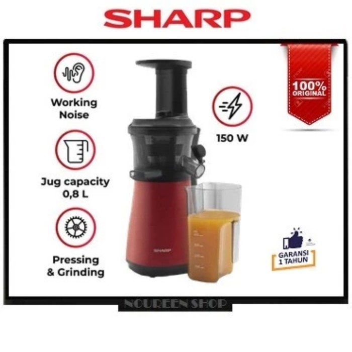 Jual Sharp Slow Juicer Ej-C20Y Rd | Shopee Indonesia