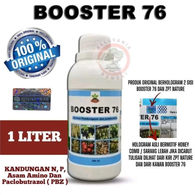Jual Pupuk Booster 76 kemasan 1 liter Pupuk Pelabat Buah Di Luar Musim ...