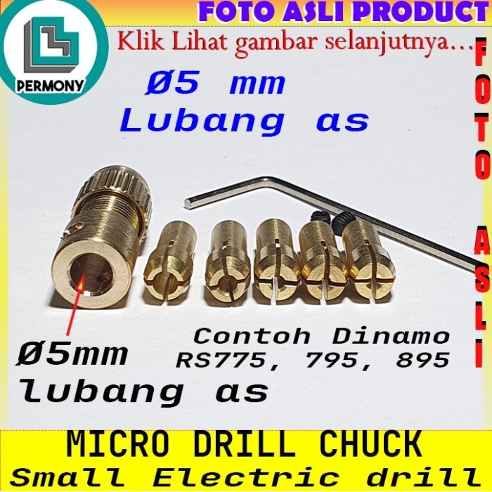 Jual Chuck Drill Micro Adapter Bor Mini Spindle Collet | Shopee Indonesia
