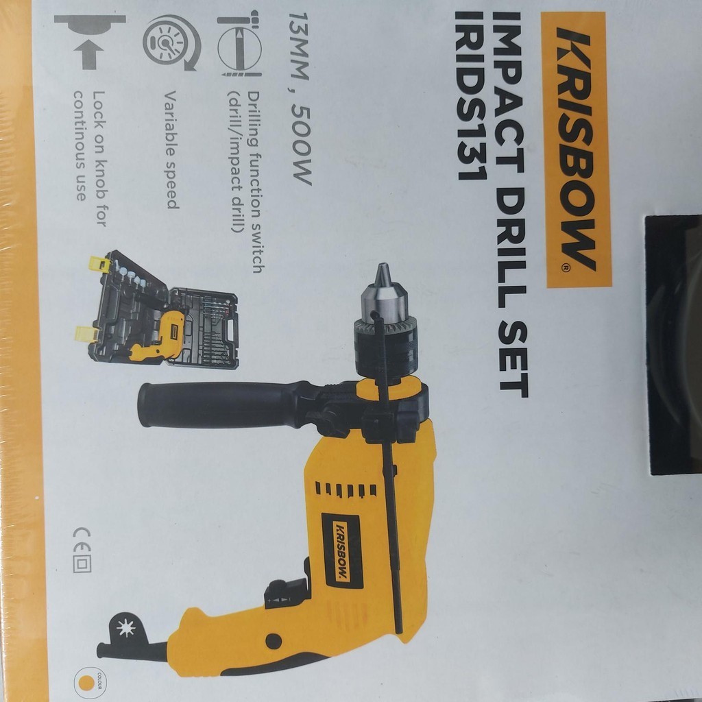 Jual Krisbow Impact Drill / Set Mesin Bor Listrik 21 Pcs | Shopee Indonesia