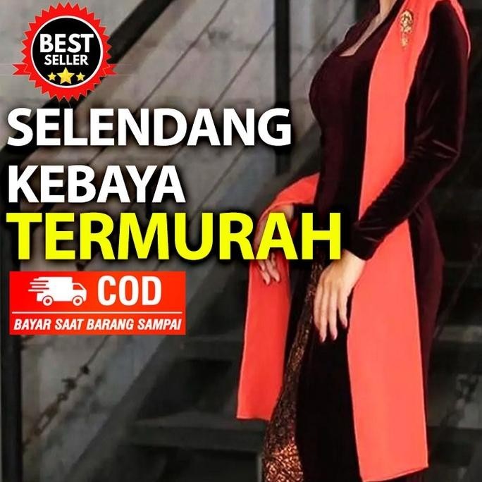 Jual Selendang Kebaya Chiffon Polos Murah Ecer Dan Grosir Ukuran 2 ...