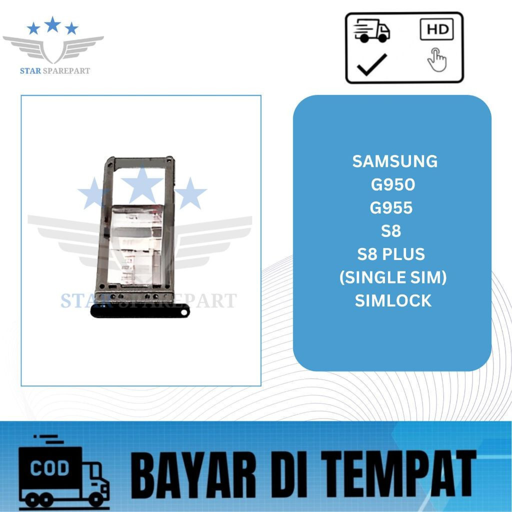Jual SIMLOCK SAMSUNG G950 / G955 / S8 / S8 PLUS ( SINGLE SIM ) SIMTRAY ...