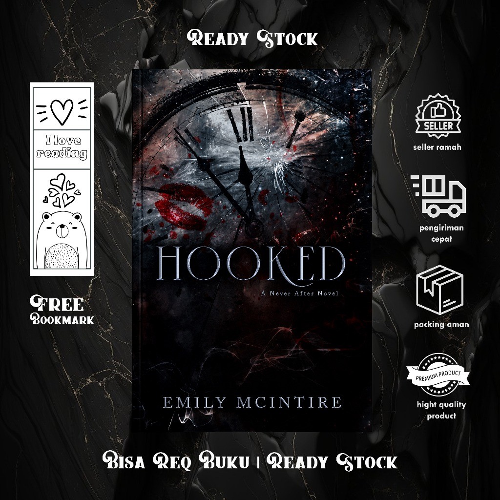 Jual Hooked (Never After, #1) by Emily McIntire (English) | Shopee ...