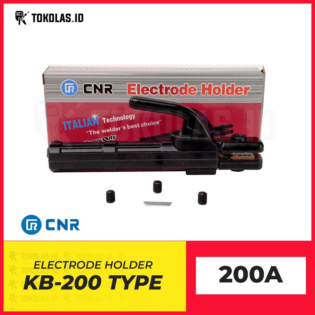 Jual CNR Welding Electrode Holder KB 200 200A Penjepit Tang Kawat Las Stang MMA Stick KB200 ...