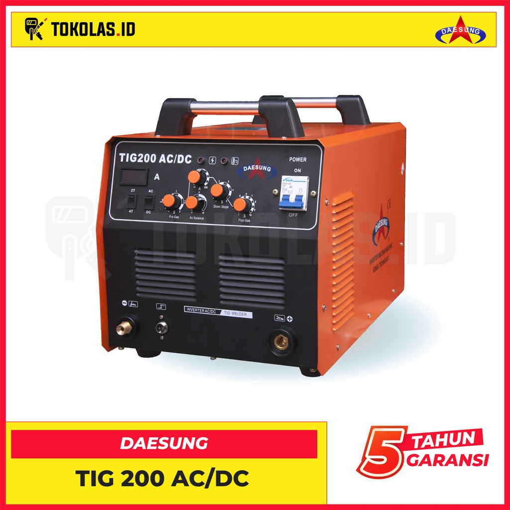 Jual Mesin Travo Trafo Las Argon Inverter Welding Daesung TIG 200 AC DC ...