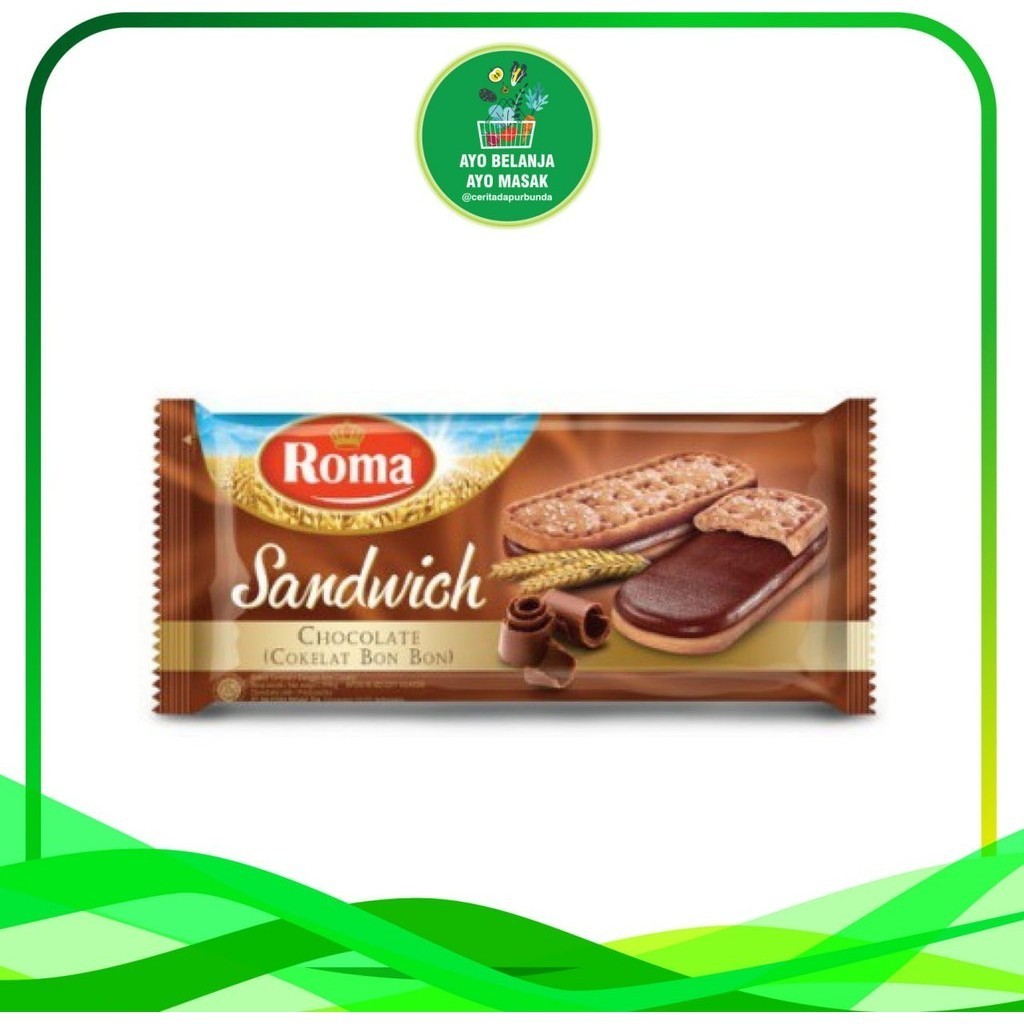 Jual Roma Sandwich Chocolate 200 gram | Shopee Indonesia