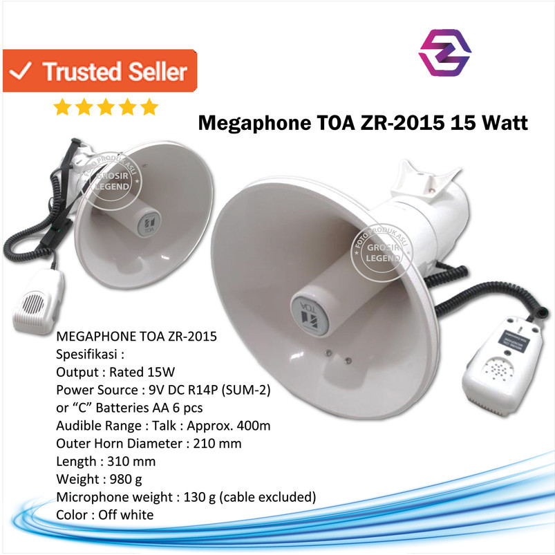 Jual Megaphone TOA ZR-2015 15 Watt | Shopee Indonesia