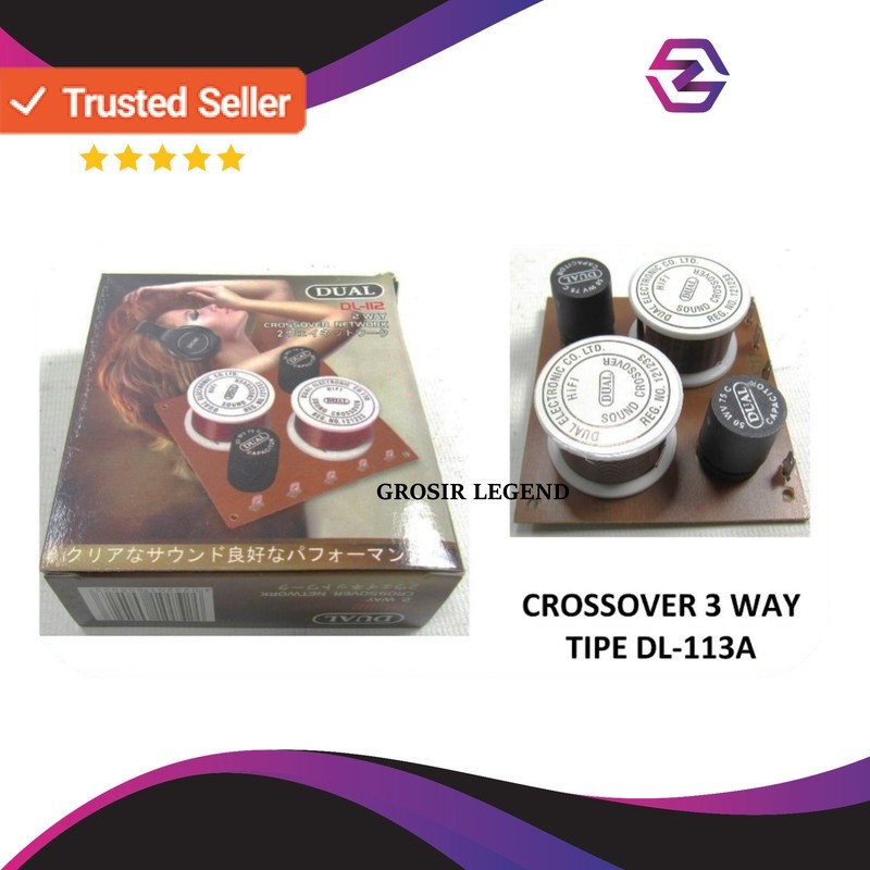 Jual Crossover pasif 3 way Dual DL 113A | Shopee Indonesia