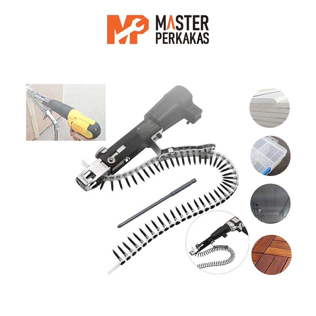 Jual Screw Chain Nail Gun MP / Tembakan Skrup Otomatis / Sekrup Adapter ...