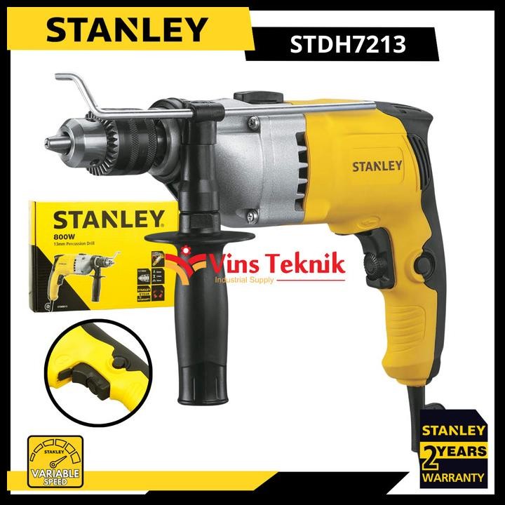 Jual Mesin Bor Percussion Drill 13Mm 720W Stdh7213 Stanley Stdh 7213 ...
