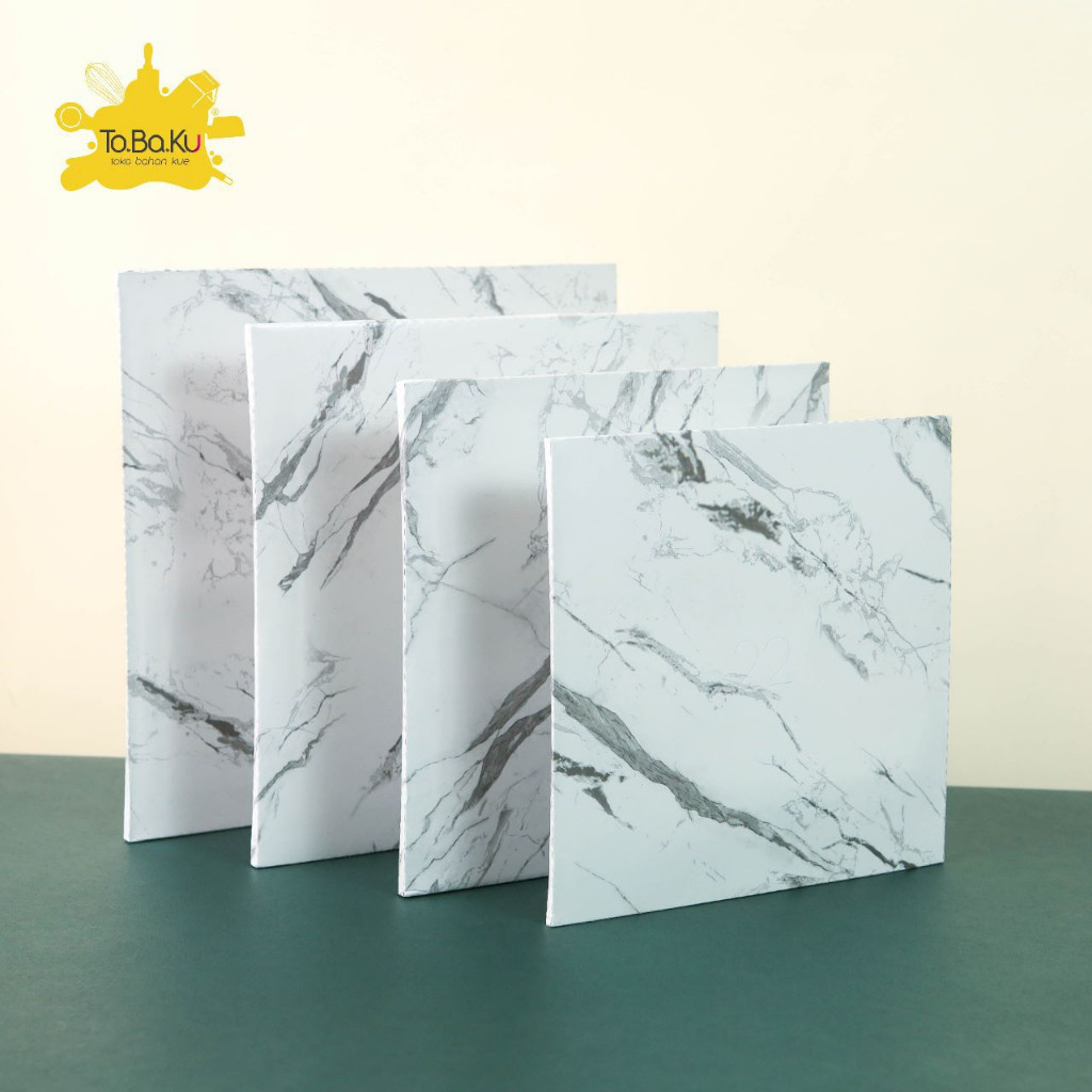 Jual Mili Cake Base Square Marble | Shopee Indonesia