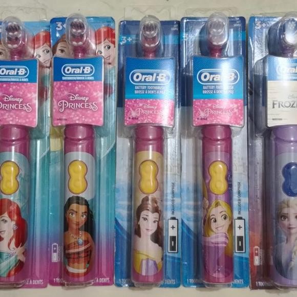 Jual Oral B Battery Kids Toothbrush Electric Disney Princess Toy Story ...