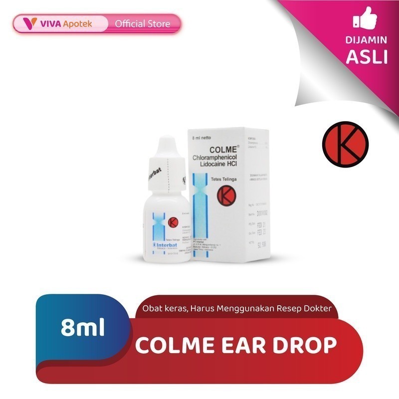 Jual Colme Ear Drop / Radang Telinga (8 ml) | Shopee Indonesia