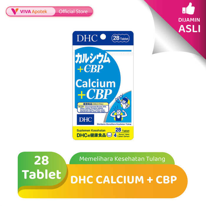 Jual DHC Calcium + CBP Tablet Memelihara Kesehatan Tulang (28 Tablet ...